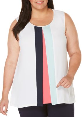 Tops Plus Size White Tunics Belk