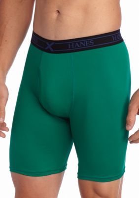 Hanes® Platinum X Temp Performance Long Leg Boxer Briefs 3 Pack Belk