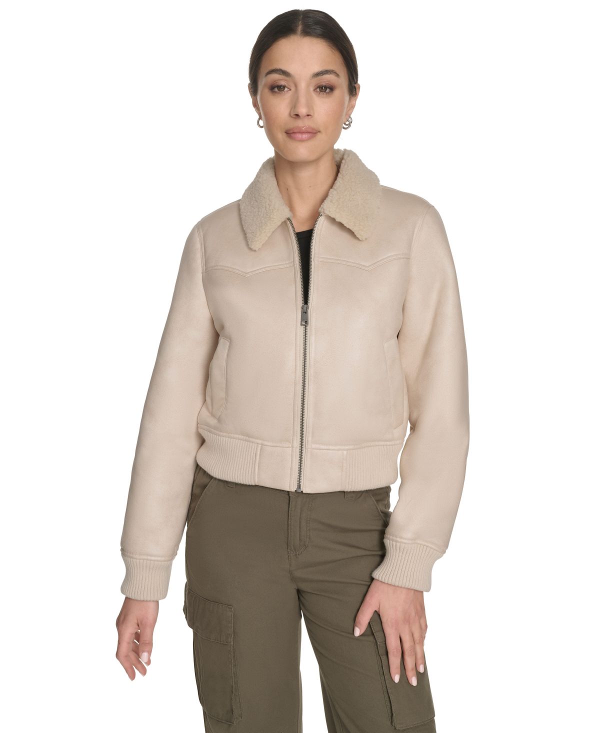 Levi's® Faux Shearling Western Bomber | Belk