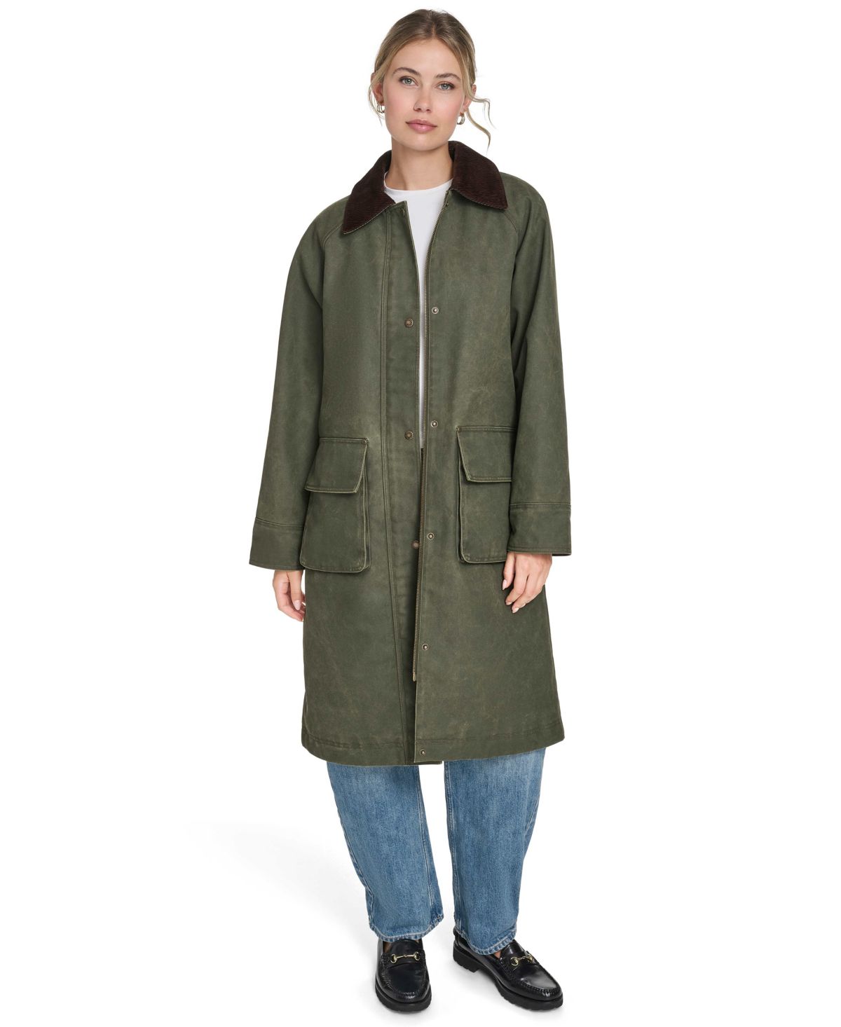 Levi's® Maxi Barn Coat with Quilted Plaid Lining | Belk