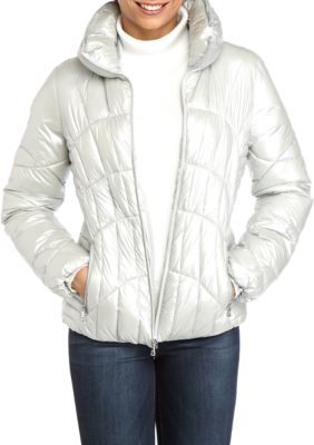GUESS® Women's Metallic Cire Puffer Coat | belk