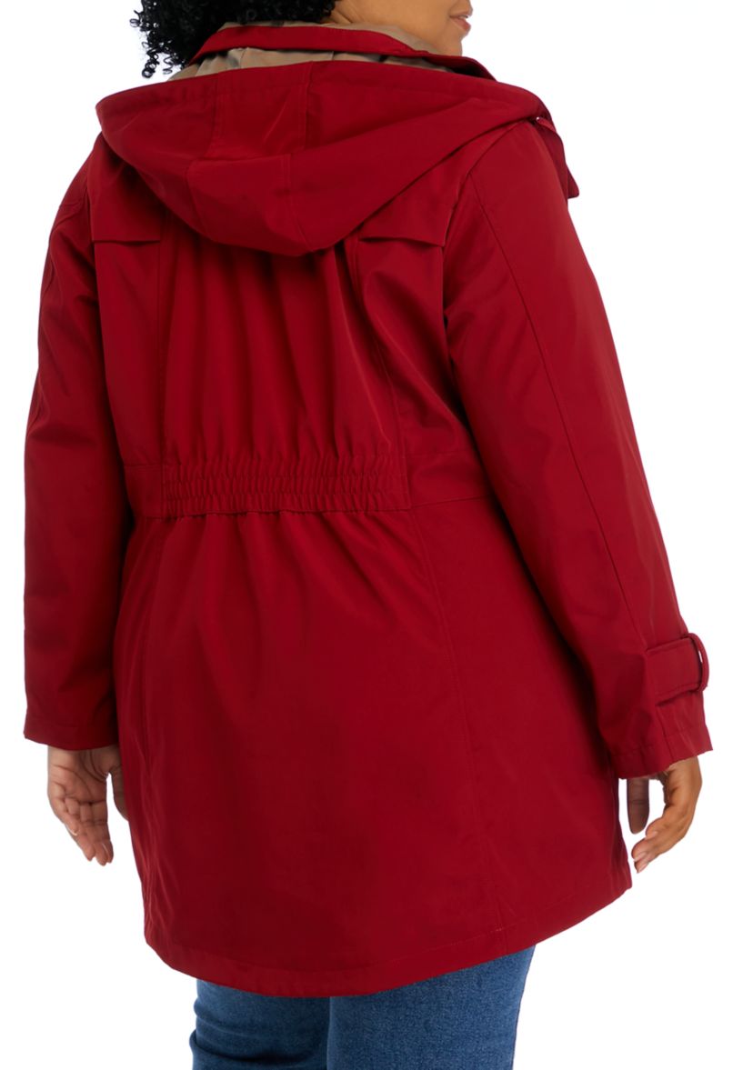 JONES NEW YORK Plus Size Softshell Anorak Jacket | Belk