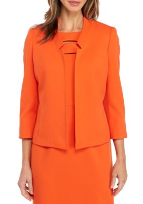 Kasper Knit Pique Flyaway Jacket | belk