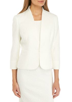 Kasper Flyaway Daisy Jacquard Jacket | belk