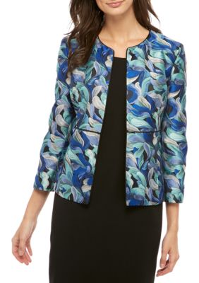 Kasper Jacquard Flyaway Jacket | belk