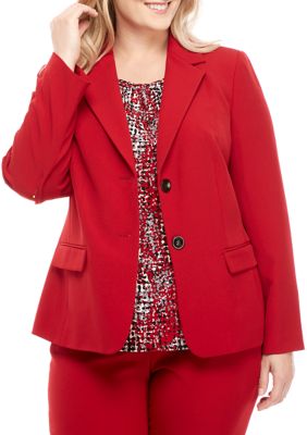 Kasper Plus Size 2 Button Jacket | belk