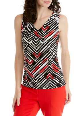 Kasper Women's Graphic Geometric Top | belk