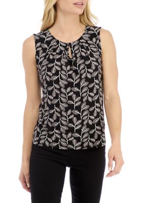 Kasper Petite Pleated Keyhole Camisole | belk