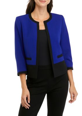 Kasper Women's Long Sleeve Color Block Jacket | belk