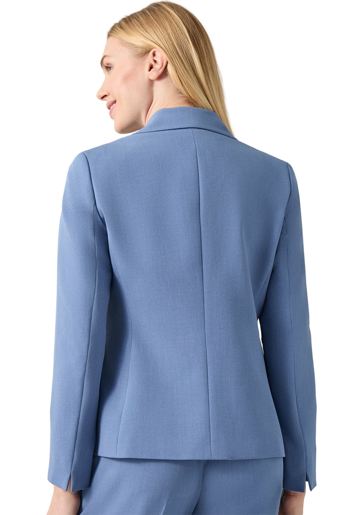 Kasper Petite One Button Notch Collar Jacket | Belk