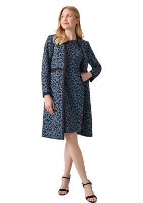 Kasper Women's Animal Printed Jacquard Suit Separate Jacket | belk