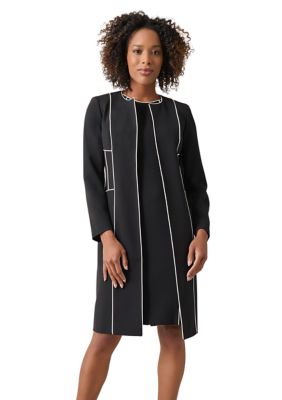 Kasper Petite Combo Seamed Topper | belk
