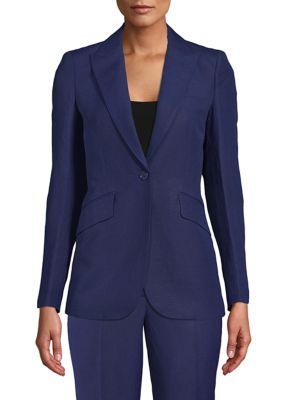 Anne Klein Women's One Button Lapel Lenin Jacket | belk