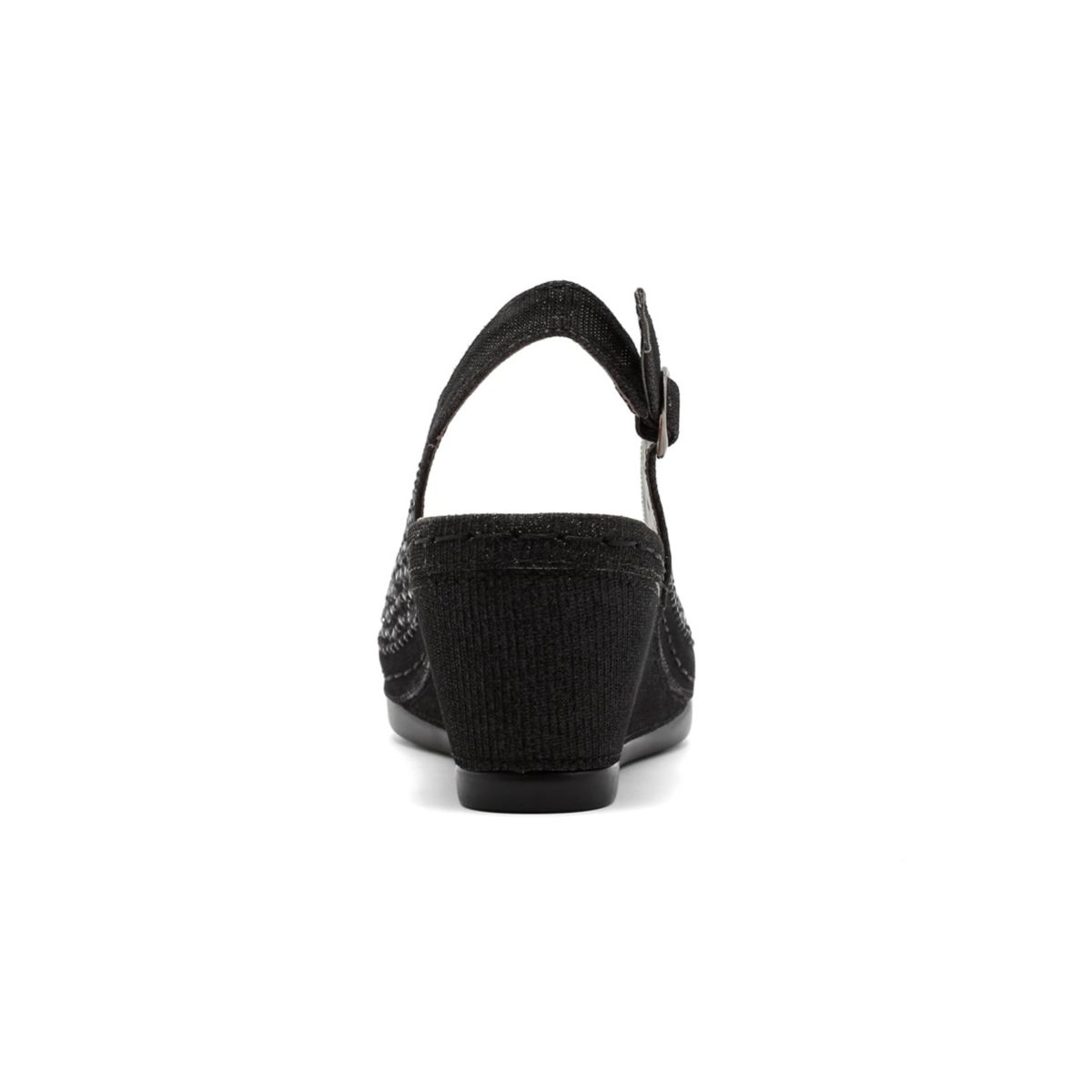 Lady Couture Anita, Open Toe Slingback Wedge With Metal Studs | Belk