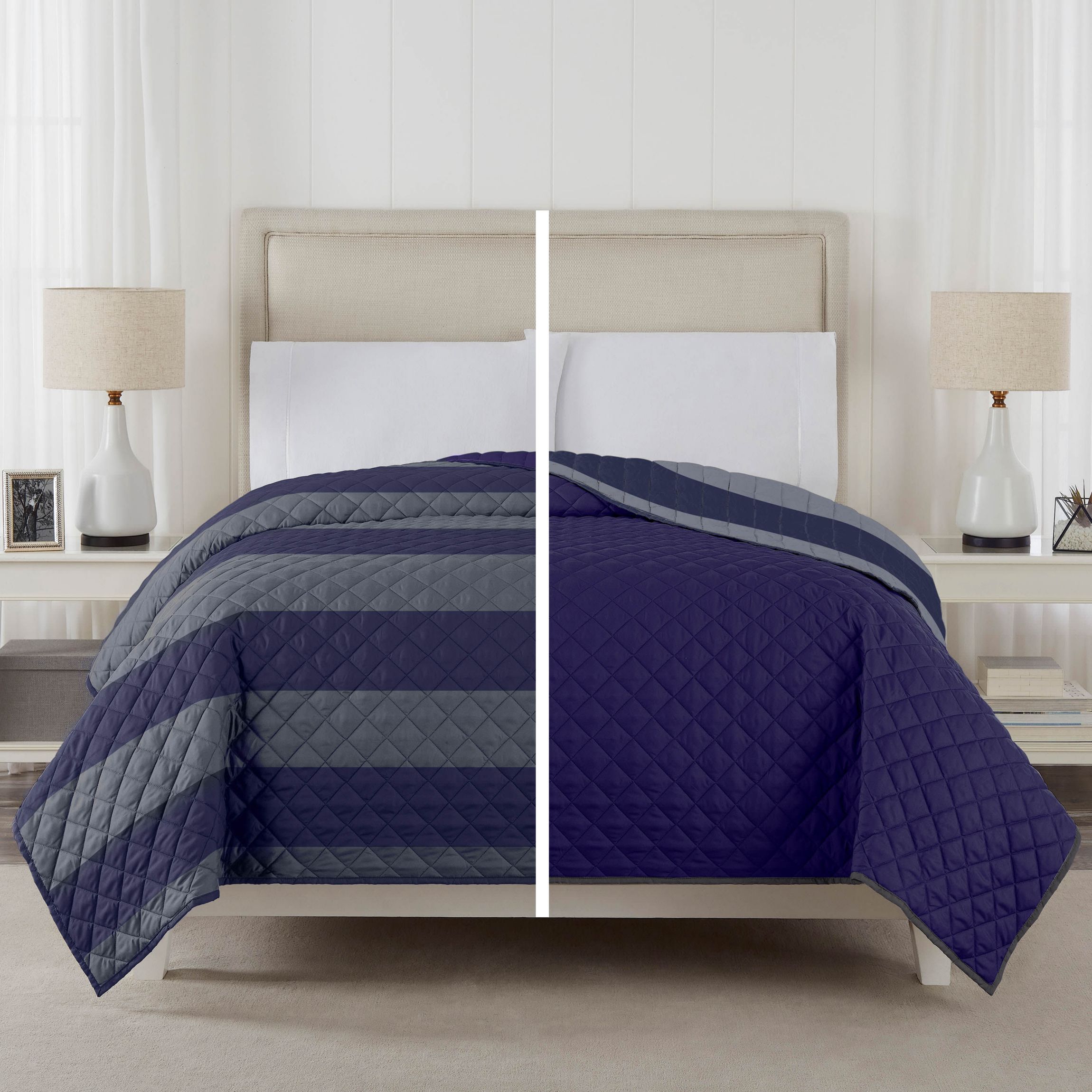 Martex Reversible Coverlet | Belk