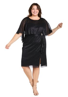 Rabbit Rabbit Rabbit Plus Size Short Sleeve Crew Neck Chiffon Dress | belk