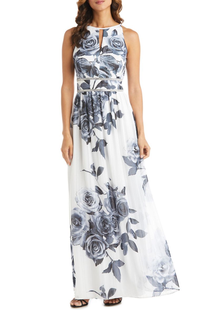 R & M Richards Halter Maxi Dress | Belk