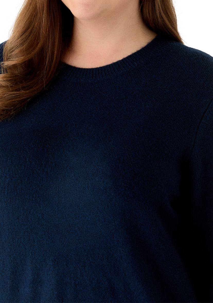 MSK Plus Size A-Line Sweater Dress | Belk