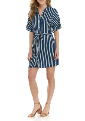 As U Wish Short Sleeve Paper Bag Waist Dress | belk
