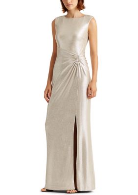 Lauren Ralph Lauren Metallic Sleeveless Gown | belk