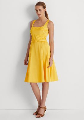 Lauren Ralph Lauren Belted Sleeveless Cocktail Dress | belk