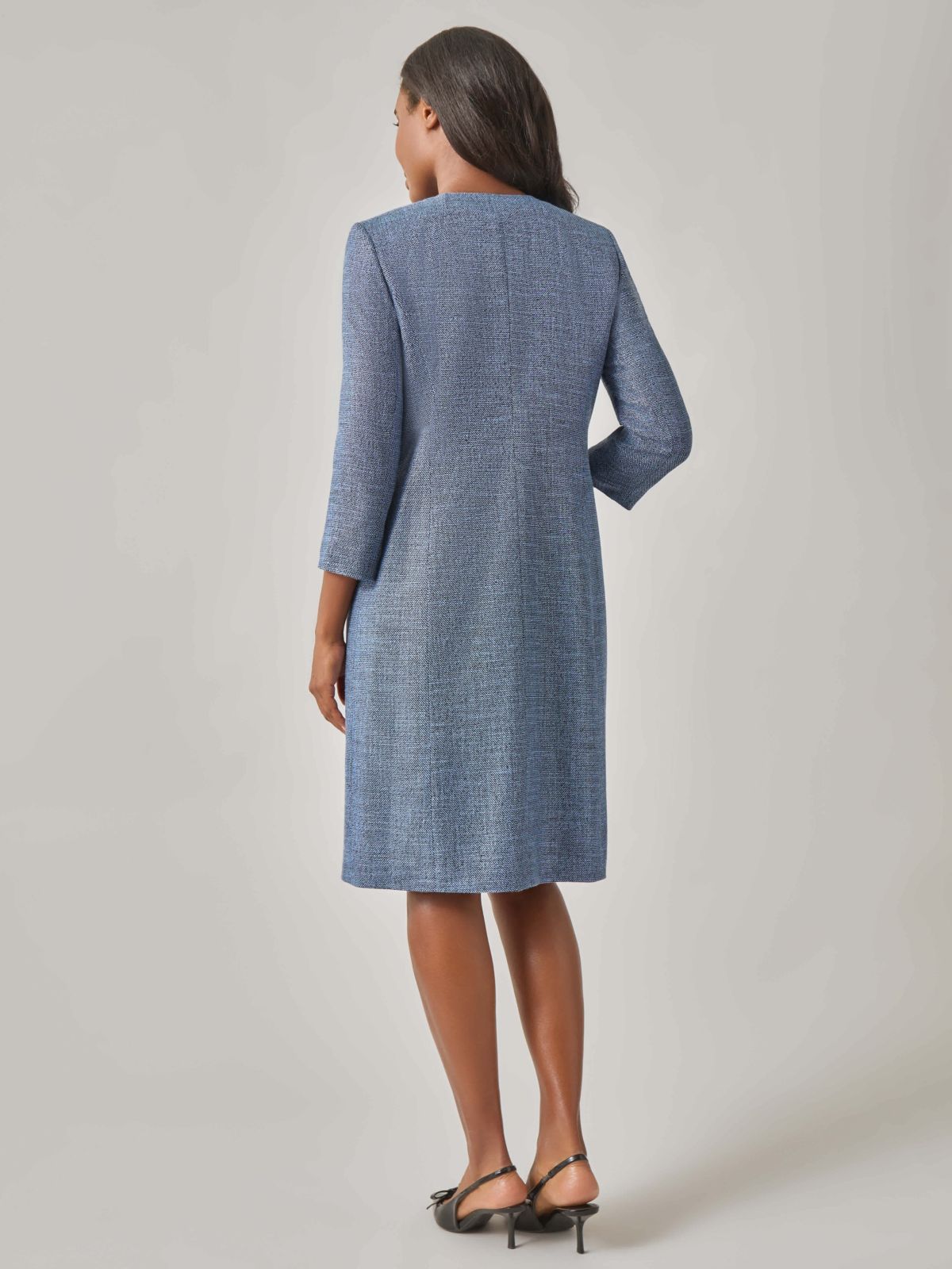 Kasper Tweed Topper With Piping | Belk