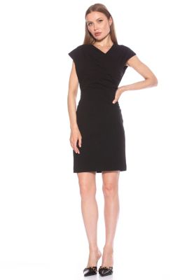 Alexia Admor Daisy Draped Bodycon Mini Dress | Belk