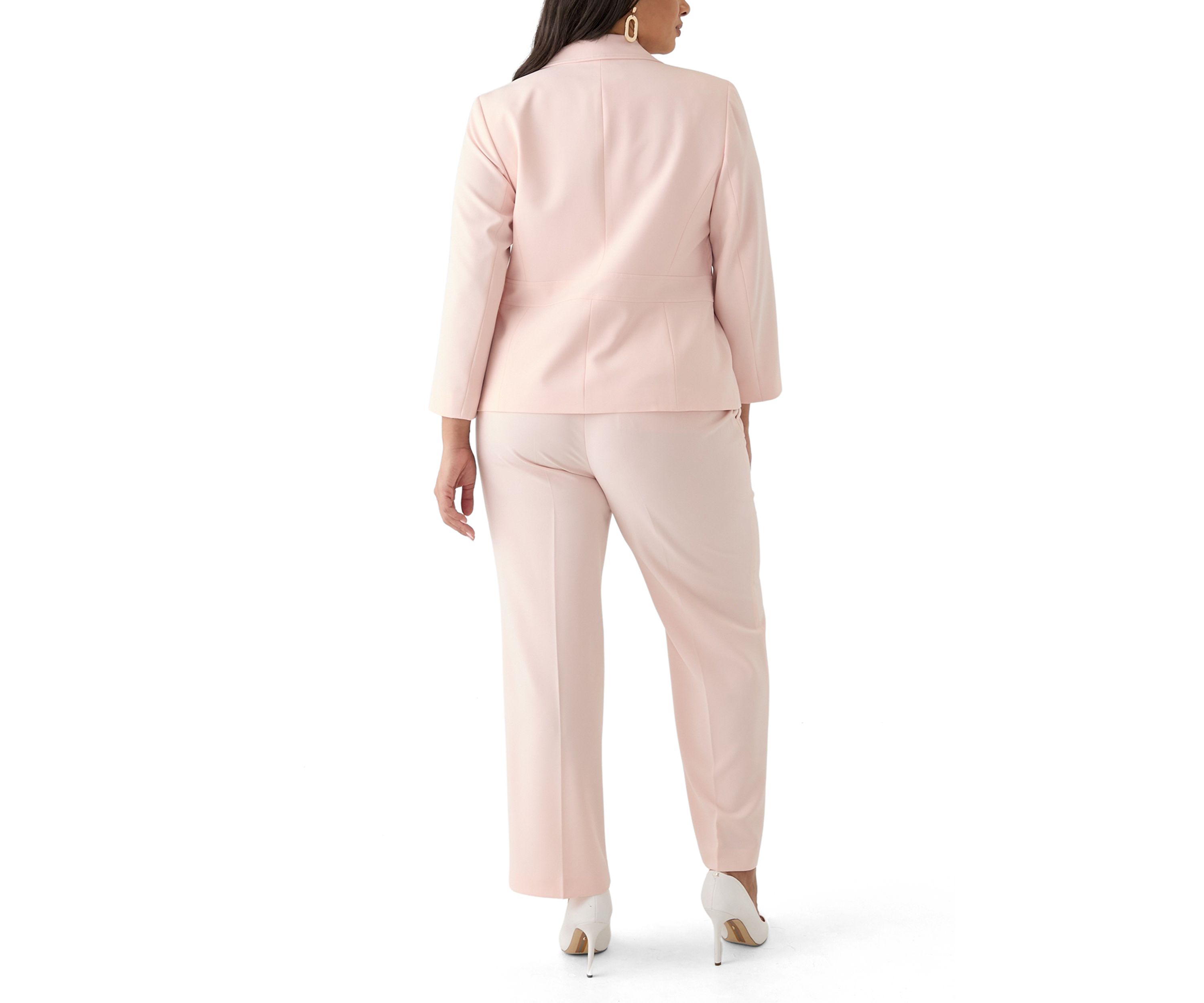 Le Suit Two-Button Jacket & Extended Tab Waist Pant Suit | Belk