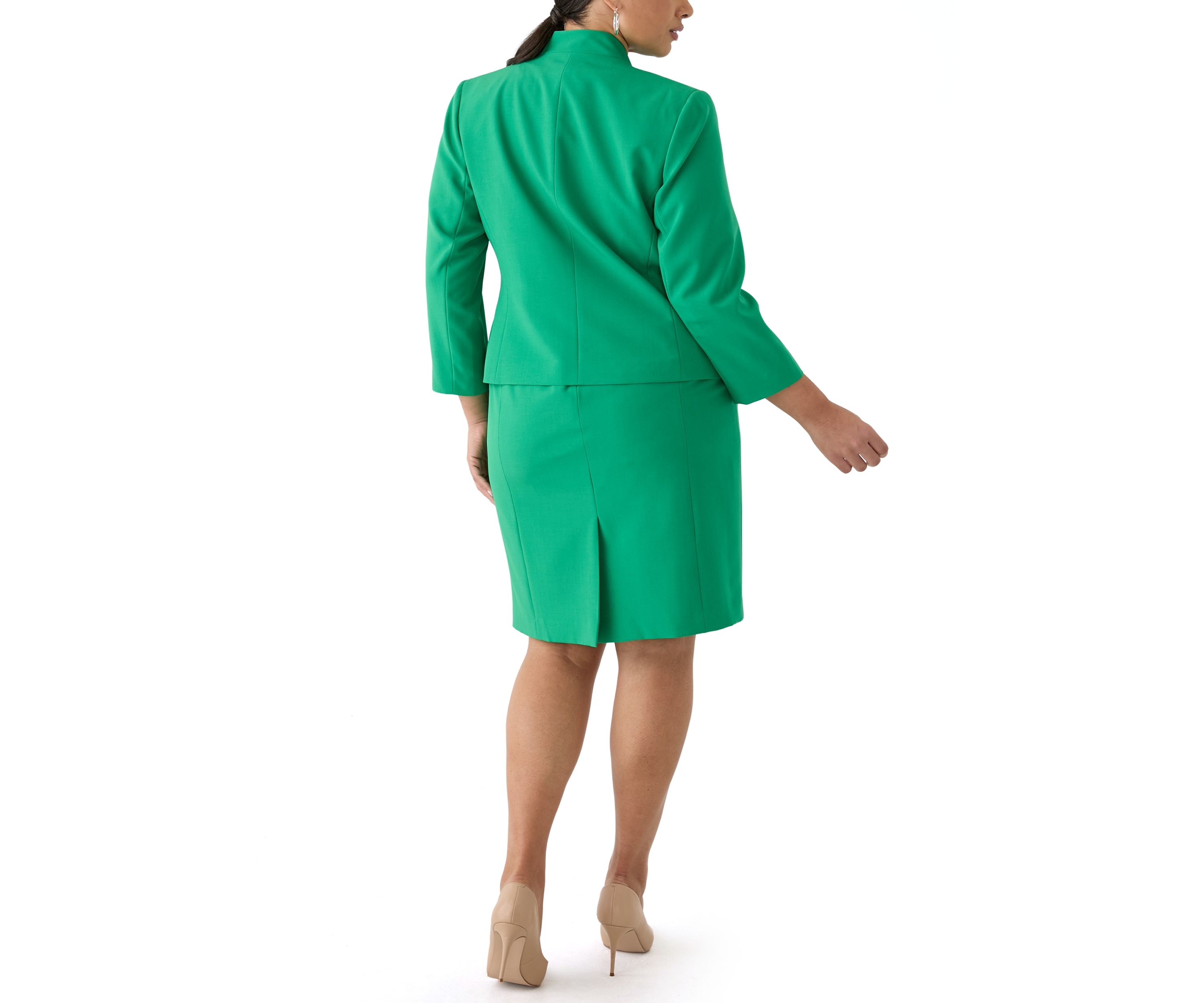 Le Suit Cutout Kissing Jacket & Sheath Dress Suit | Belk