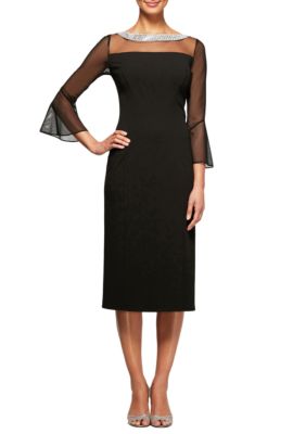 Alex Evenings Long Shift Dress | belk