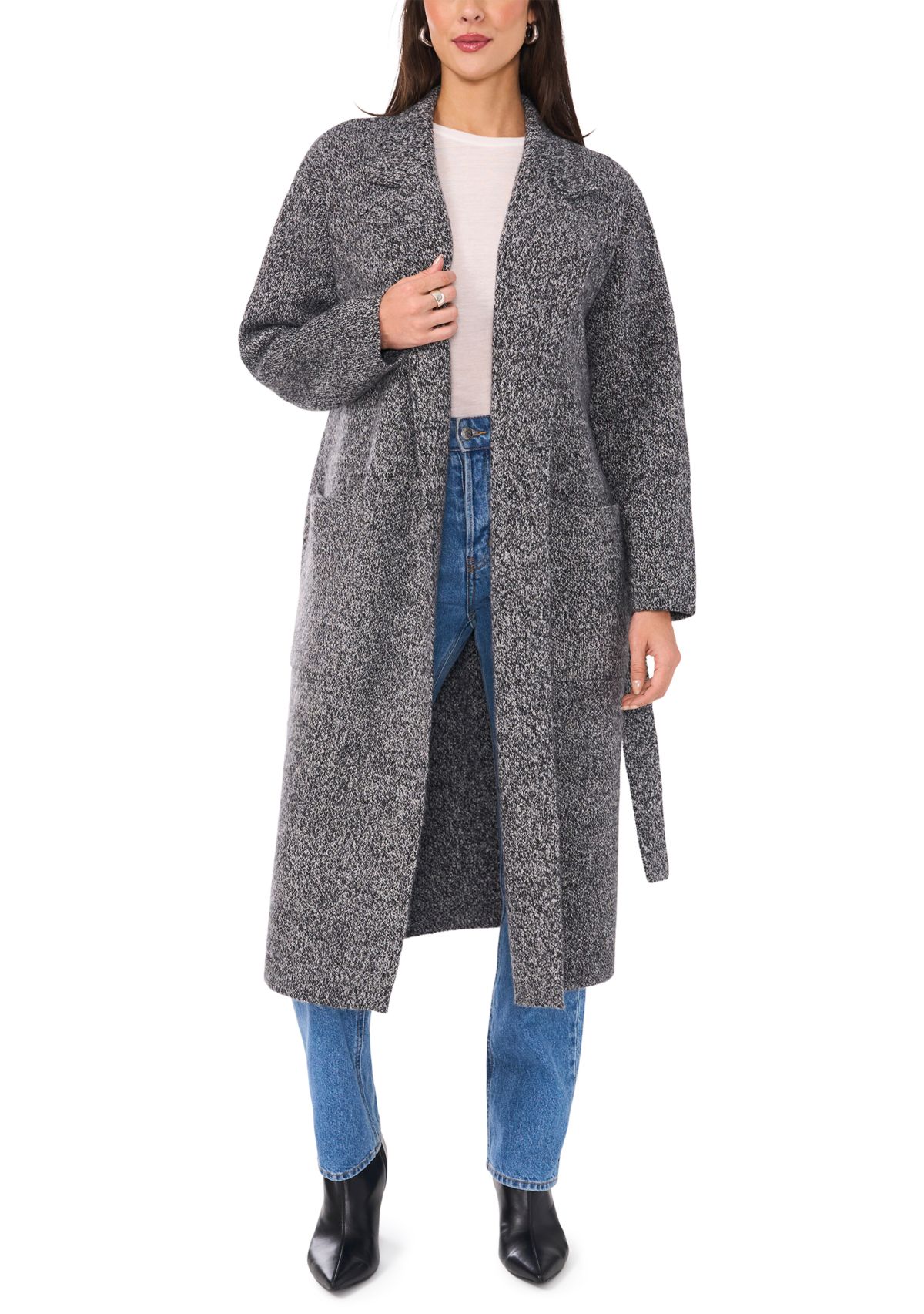 Vince Camuto Women's Long Sleeve Tie Waist Duster Cardigan | Belk