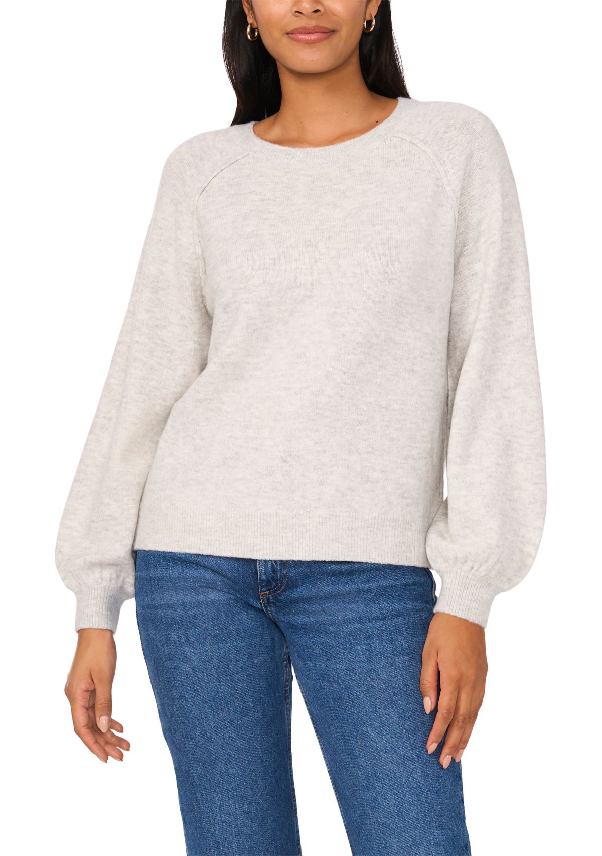 Vince Camuto Women's Solid Puff Sleeve Sweater | Belk