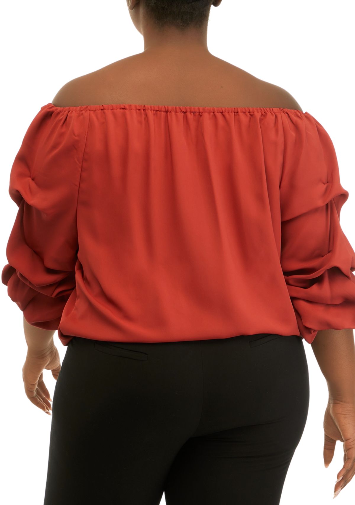 Vince Camuto Plus Size Off the Shoulder Puff Sleeve Top | Belk