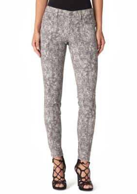Jessica Simpson Kiss Me Skinny Python Print Jeans | belk