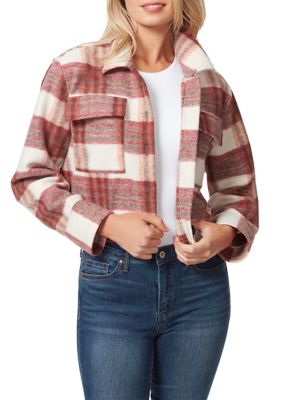 Jessica Simpson Long Sleeve Jenna Shacket | belk