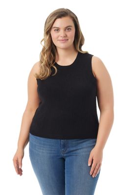 Jessica Simpson Plus Size Astrid Cropped Tank Top | belk