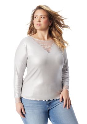 Jessica Simpson Plus Size Arielle Knit Top | belk