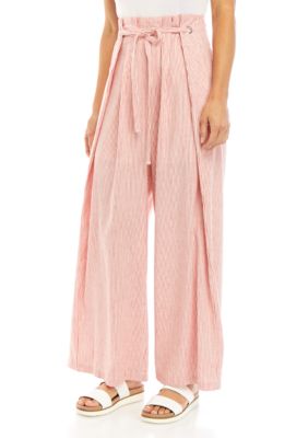 BCBGMAXAZRIA Pinstripe Overlay Pants | belk