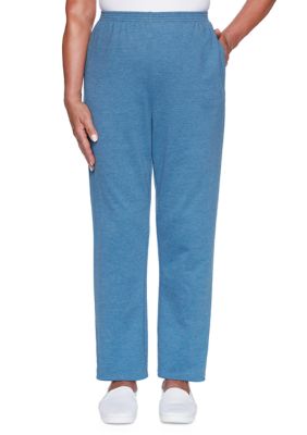 Alfred Dunner Women's Long Weekend Pants- Medium | belk
