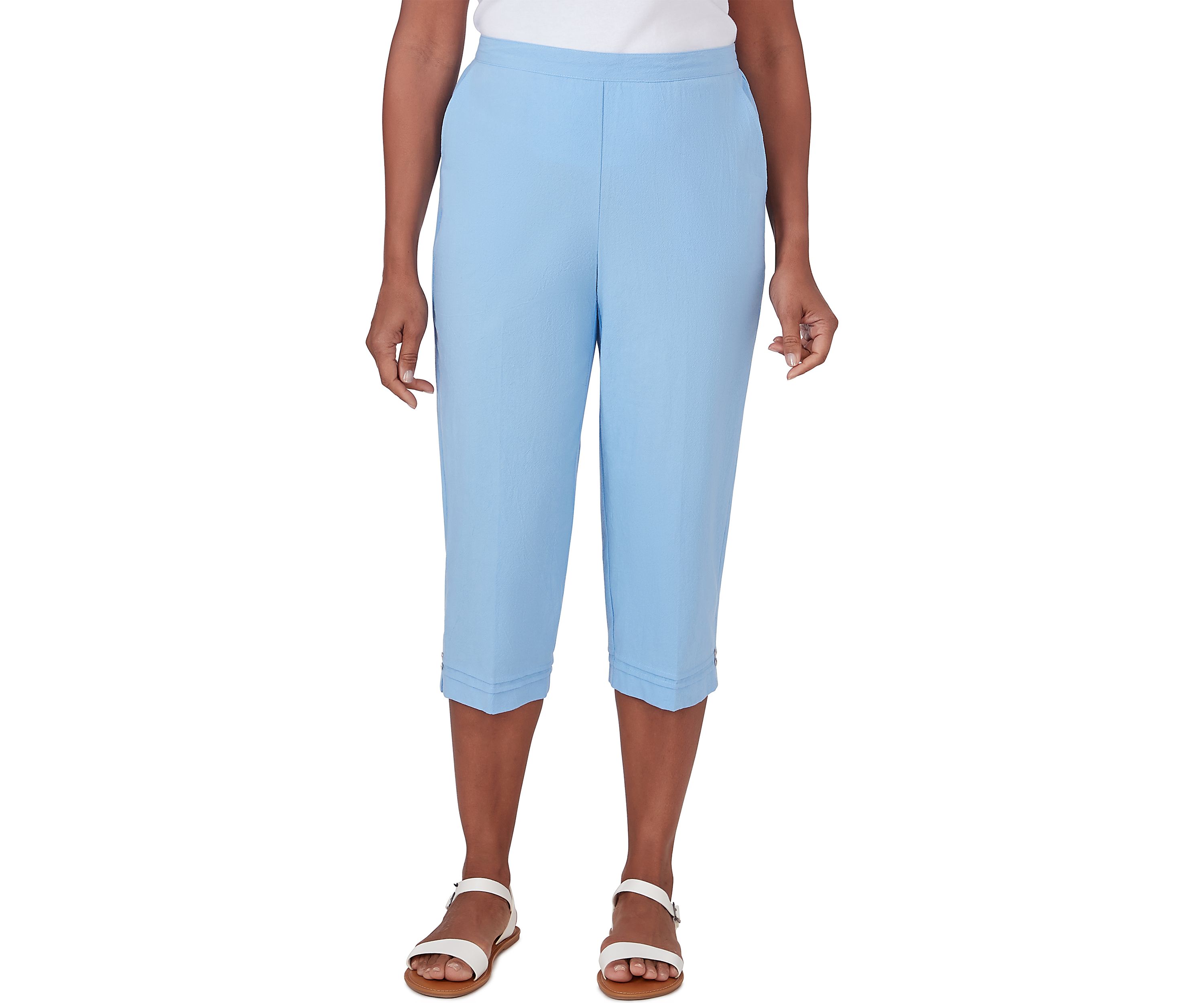 Alfred Dunner Petite Hyannisport Capri Pants | Belk