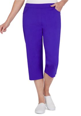 Alfred Dunner Petite Clam Digger Capris | belk