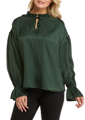 New Directions® Women's Blouson Sleeve Romantic Blouse | belk
