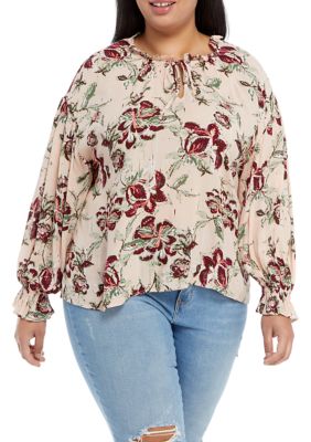 New Directions® Plus Size Romantic Blouse | belk