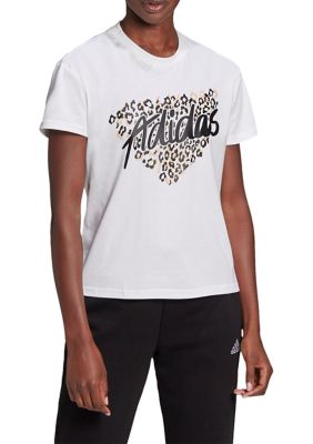 adidas Leopard Graphic T-Shirt | belk