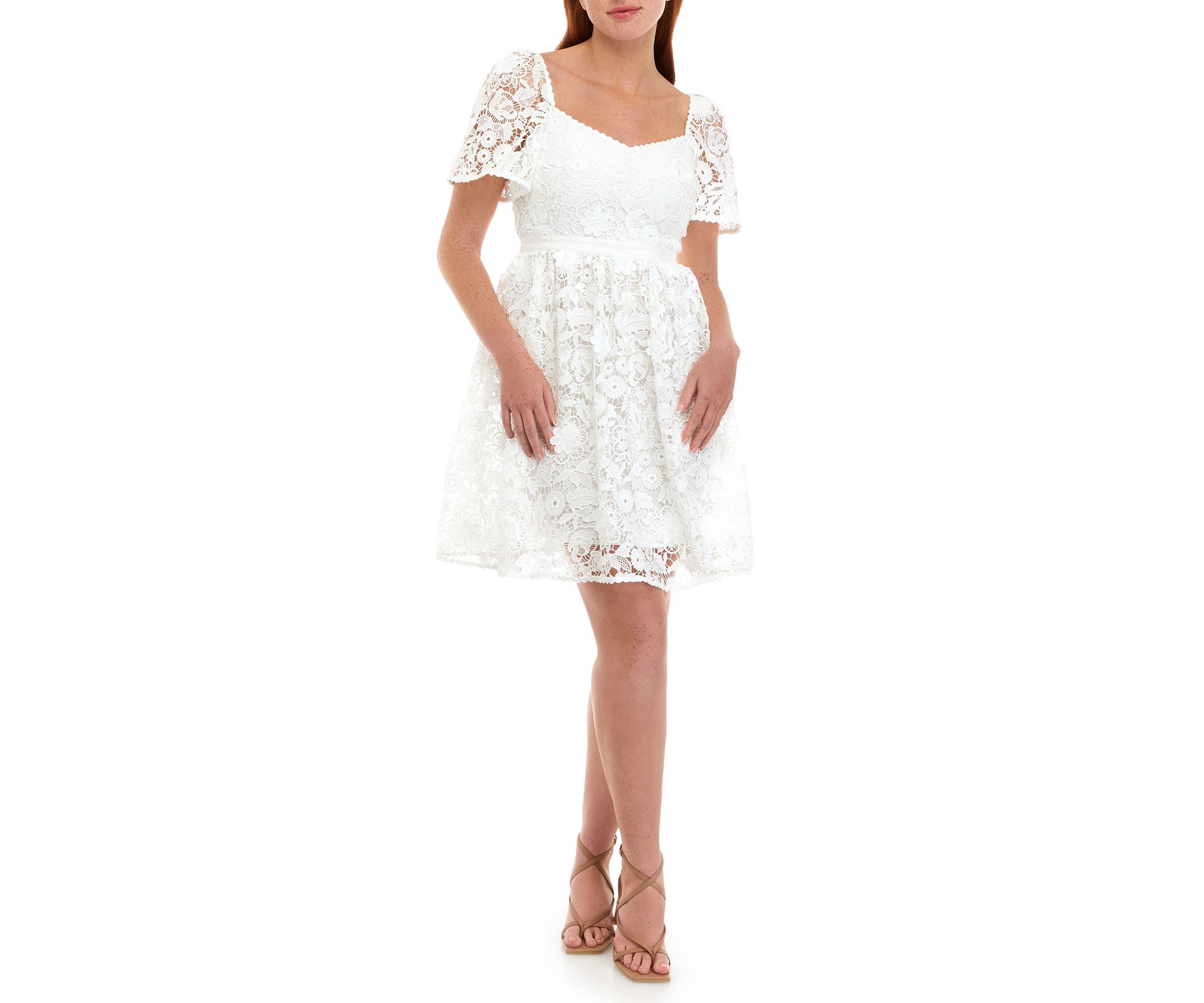 French Connection Celilla Cabello Lace Dress | Belk