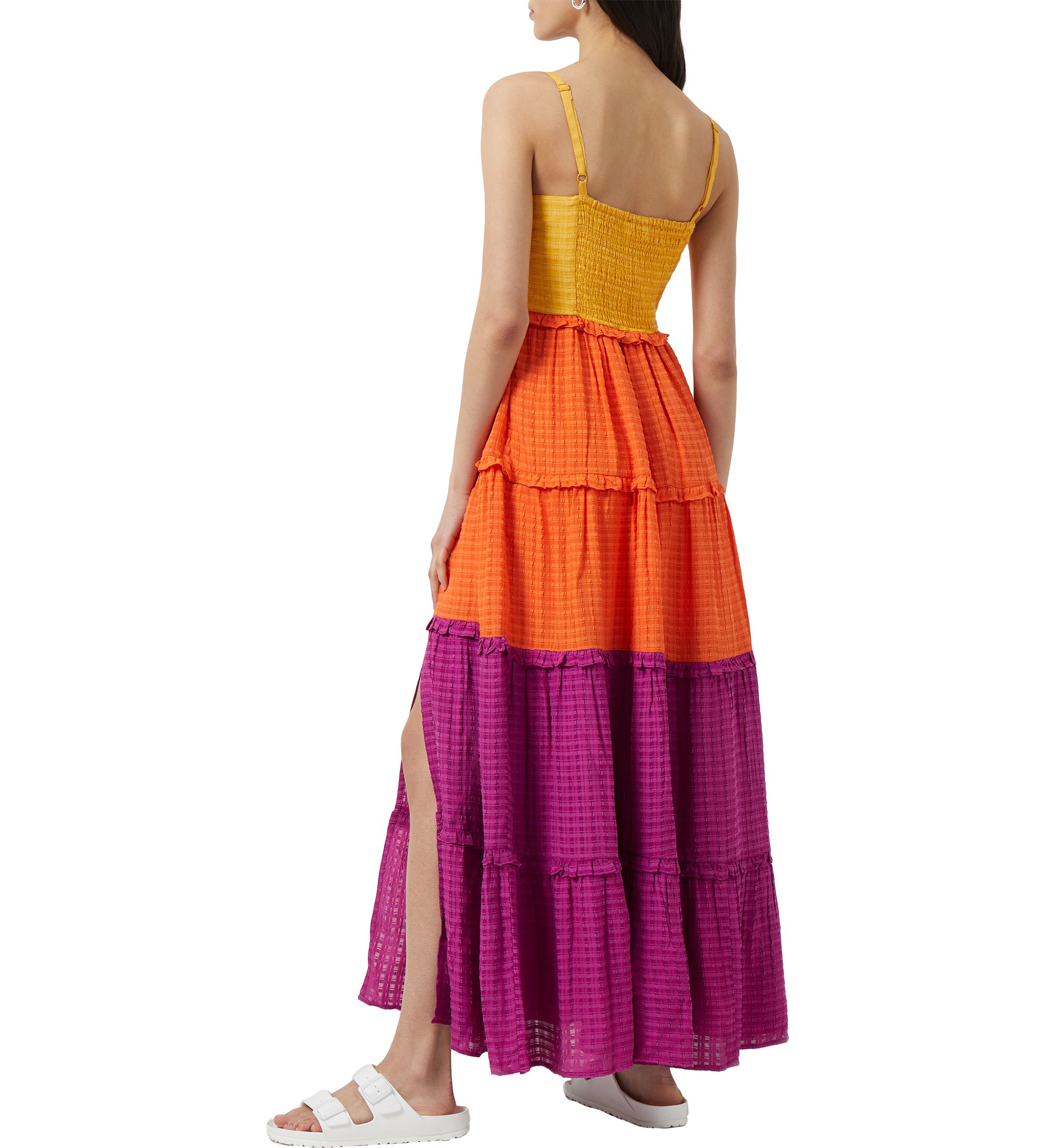 French Connection Adira Birch Tiered Maxi Dress | Belk
