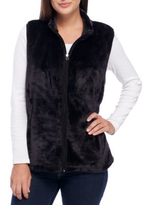 Kim Rogers® Petite Fleece Zip Vest | belk