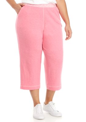 Kim Rogers® Plus Size Knit Capris Belk