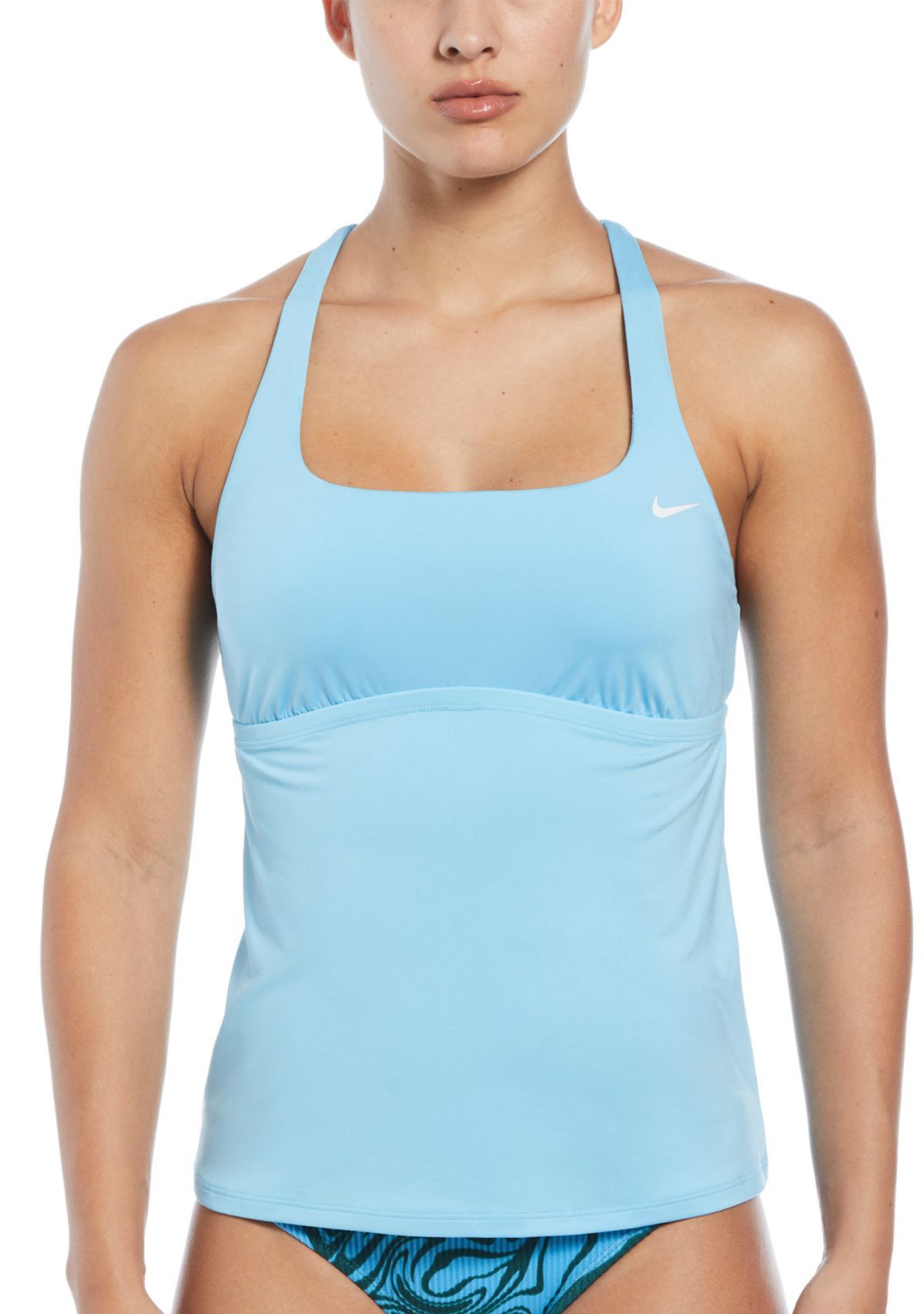 Nike® Essential Square Neck Tankini Swim Top | Belk