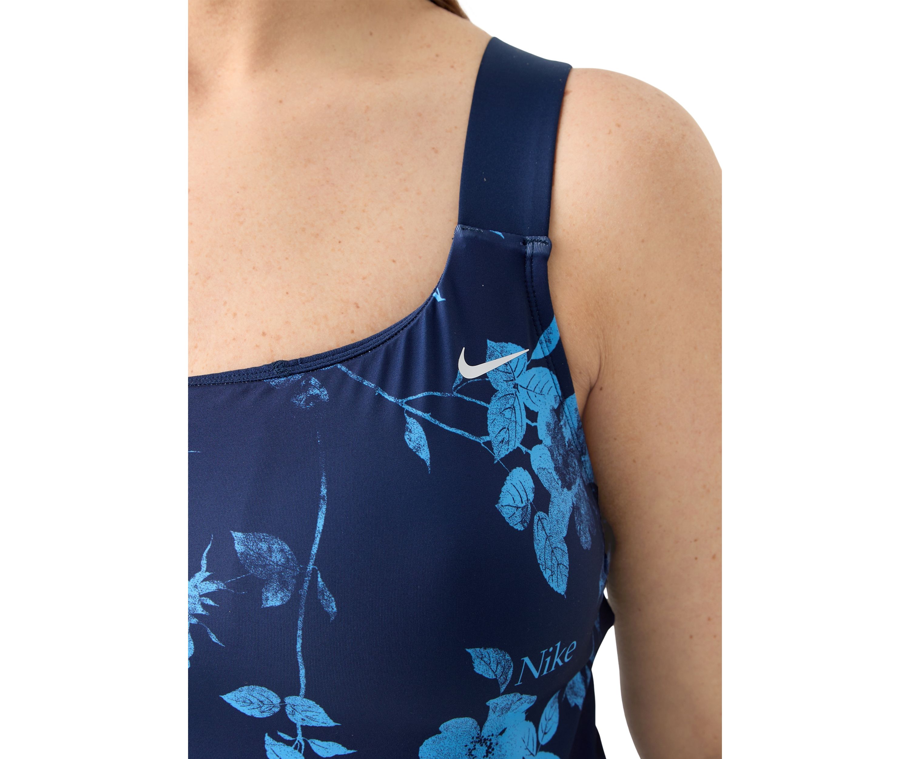 Nike® Fine Floral V-Back Tankini Swim Top | Belk